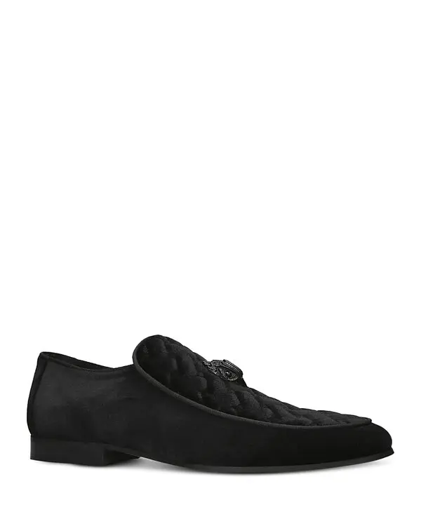 Kurt Geiger Hugh Eagle Head Slip-on Loafers - Charcoal