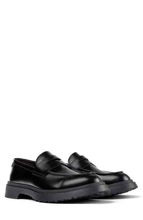 Camper Walden Penny Loafer - Black