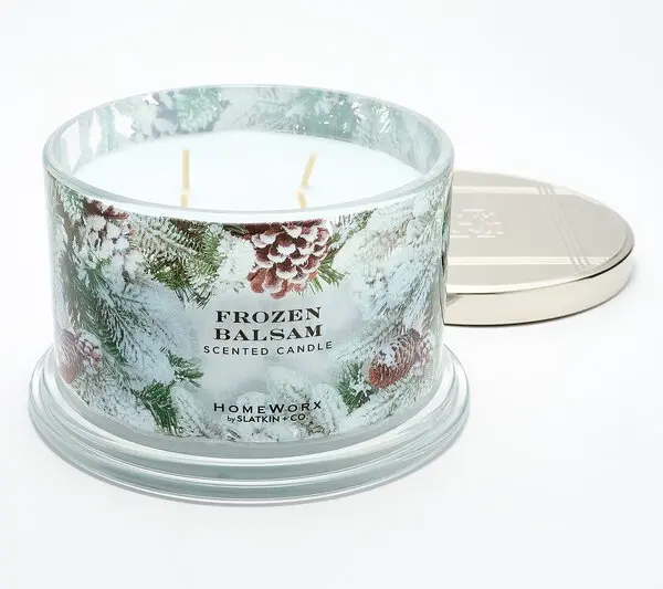 HOMEWORX BY SLATKIN + CO. Homeworx Slatkin & Co. 18oz Frozen Balsam Candle