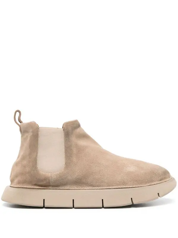 Marsèll Intagliata Suede Boots - Neutrals
