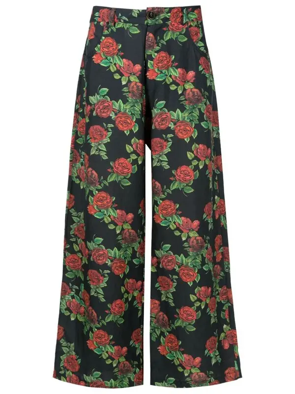 AMIR SLAMA Floral Culottes