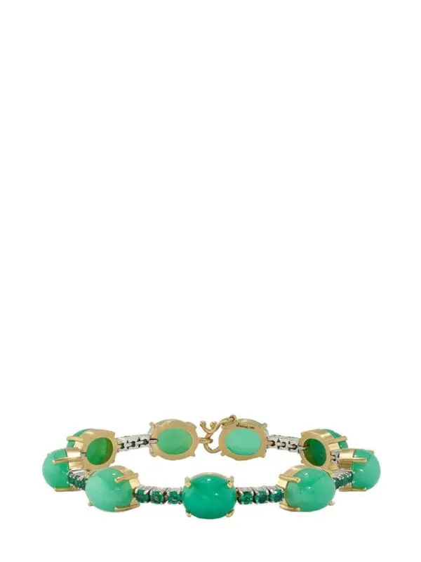 Irene Neuwirth 18k Yellow Emerald Tennis Bracelet - Gold