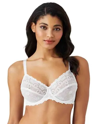 Wacoal Renaissance Rose Underwire Bra - White