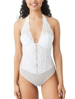 Wacoal B.tempt'd Ciao Bella Bodysuit - White