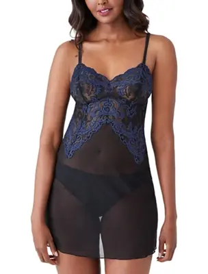 Wacoal Instant Icon Chemise Black/eclipse