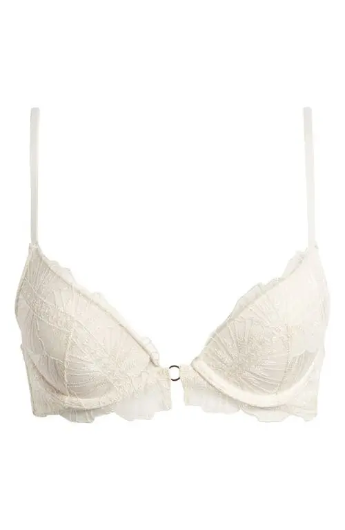 ETAM Ombrelle Underwire Plunge Push-up Bra - Pearl | Editorialist