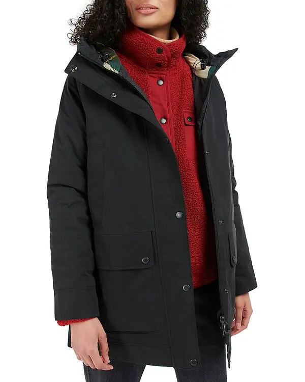 Barbour Waterproof Winter Jacket - Black/ancient