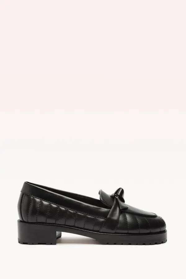 Alexandre Birman Quilted Clarita Loafer Latte In Black 40% Off