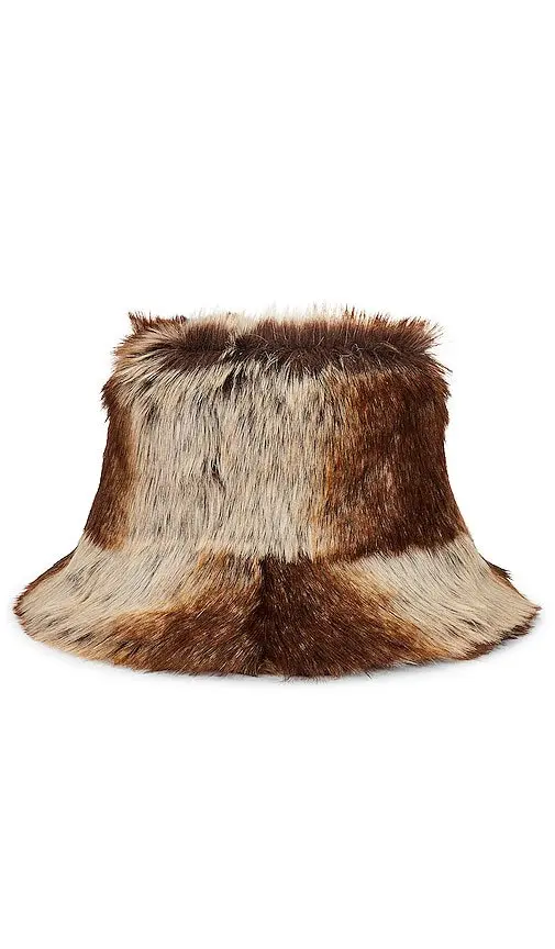 8 Other Reasons Faux Fur Hat In Brown In Multi - 29% Off  display picture 1