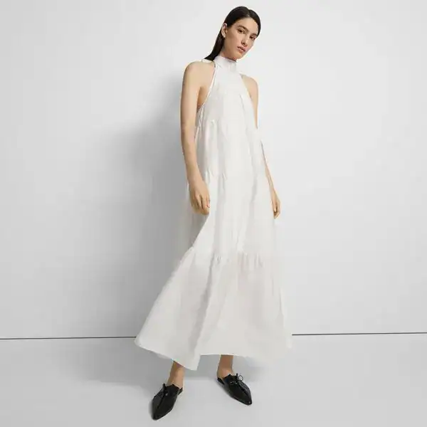 classic halter dress Deck the Halter Mini Dress Large / Ivory