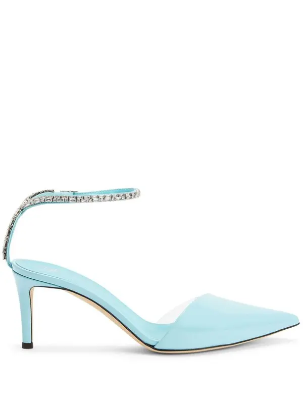 GIUSEPPE ZANOTTI 70mm Xenya Crystal Pumps