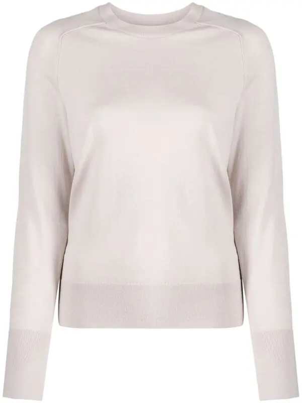 Calvin Klein Fine-knit Wool Jumper - Neutrals