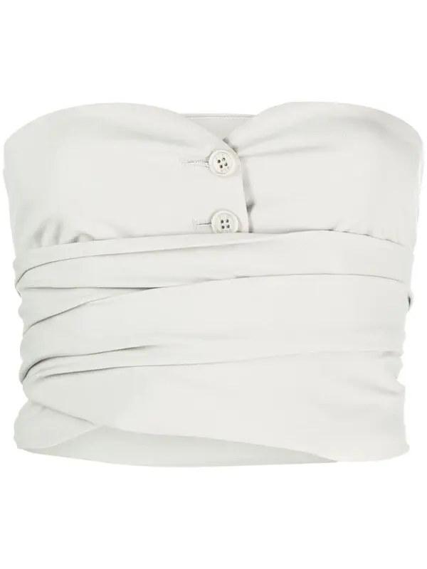 Philosophy Di Lorenzo Serafini Strapless Cropped Top