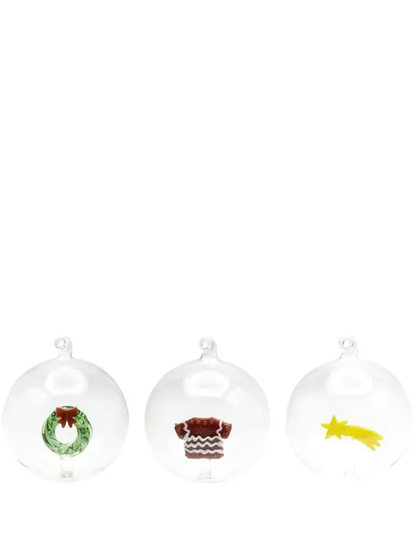CU I SEEYOU Christmas 3d-detailing Glass Baubles