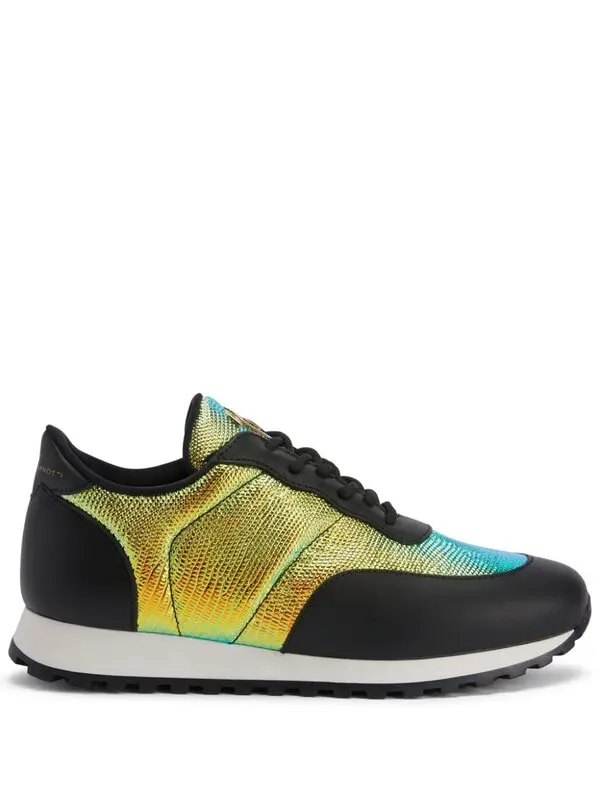 GIUSEPPE ZANOTTI Leather Sneakers - Multicolour