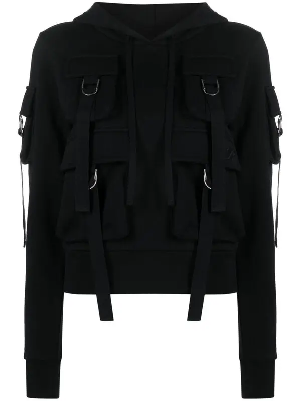 Blumarine Cotton Cargo Hoodie