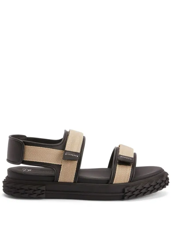 GIUSEPPE ZANOTTI Frankie Touch-strap Sandals - Black