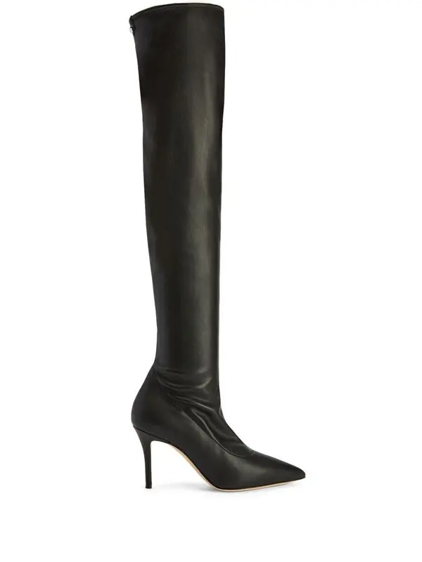 GIUSEPPE ZANOTTI Felicity 90mm Thigh-high Boots - Black