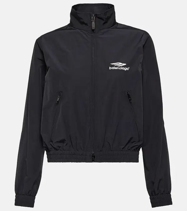 Balenciaga 3b Sports Icon Track Jacket - Black