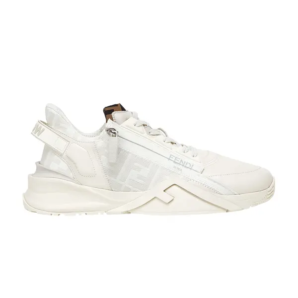 Fendi Ff Motif Flow Sneakers - White