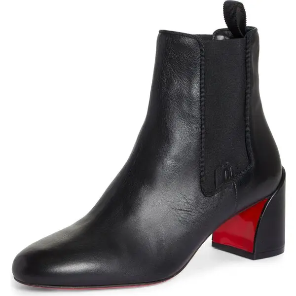 CHRISTIAN LOUBOUTIN Turelastic Chelsea Boot - Bk01 Black