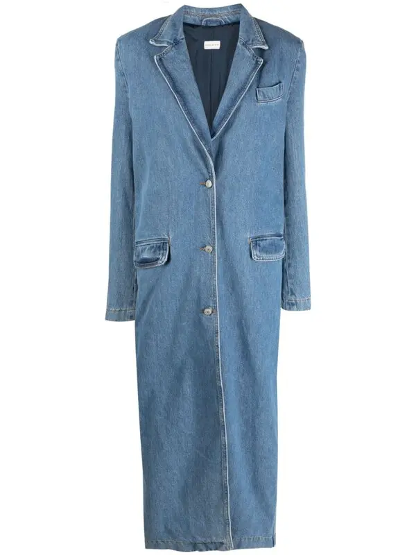 Magda Butrym Single-breasted Denim Coat