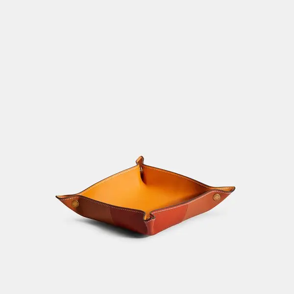 Coach Remade Colorblock Valet Tray - Brown/multi