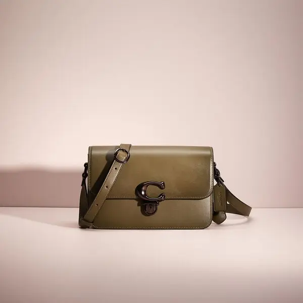 Coach Restored Studio Shoulder Bag - Pewter/army Green