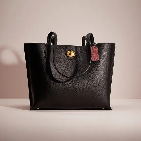 Coach Restored Willow Tote - Silver/black