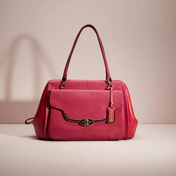 Coach Restored Madeline East West Satchel - Gold/red Multi | Editorialist