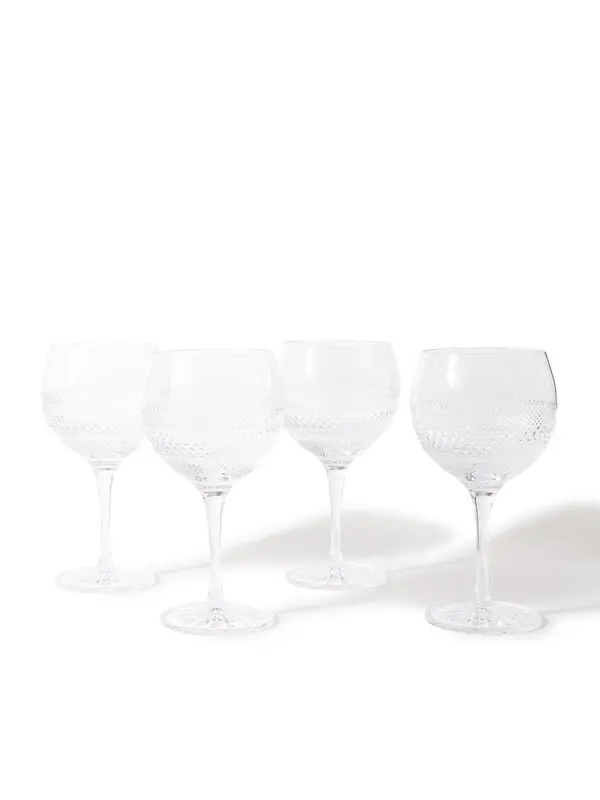 SOHO HOME Huxley Set Of Four Crystal Gin Glasses
