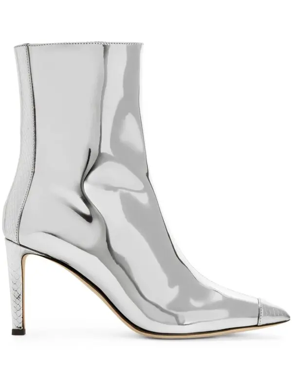 GIUSEPPE ZANOTTI 85mm Mirea Boots - Silver