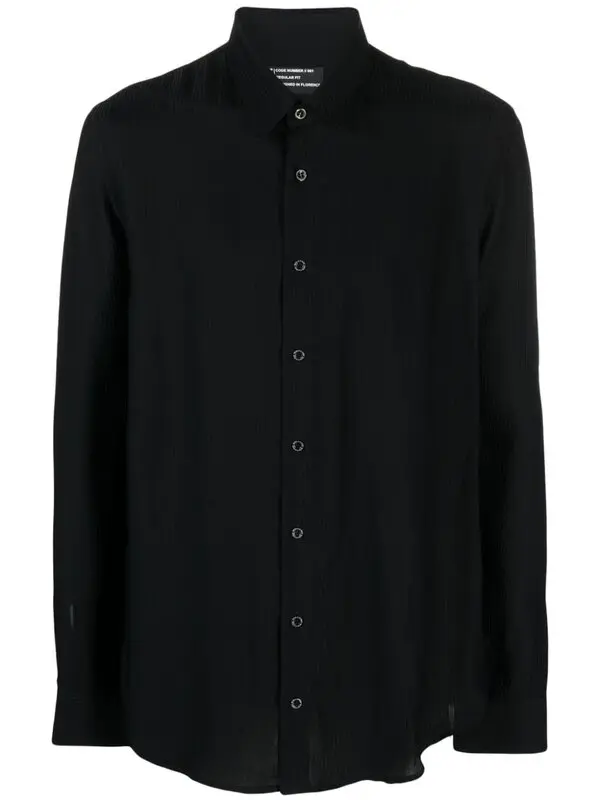 Patrizia Pepe Long-sleeved Twill Shirt