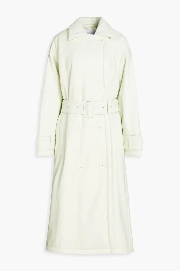 STAND STUDIO Emily Trench Coat - Light Green