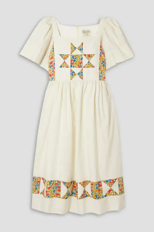 sachin and babi light blue dress White Multicolor Thread Embroidery Long Dress Women Clothing –  PencilboxShopUSA main image 1
