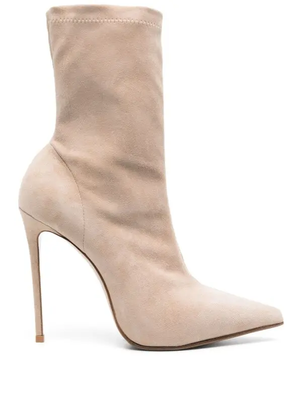 LE SILLA Eva 120mm Ankle Boots - Neutrals