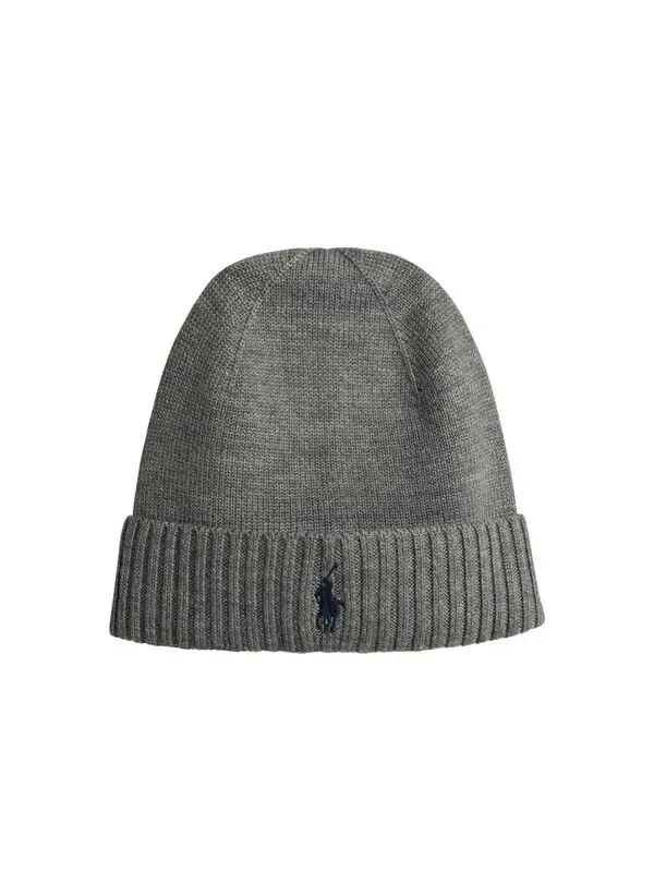 Ralph Lauren Wool Beanie - Grey