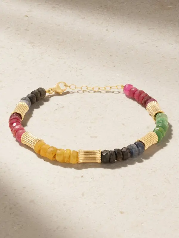 Jia Jia Jumbo Gold Sapphire Bracelet - Multi
