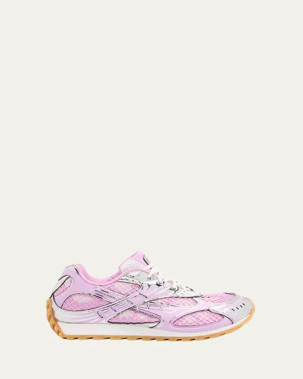 Bottega Veneta Orbit Technical Sneakers - Gloss-pink