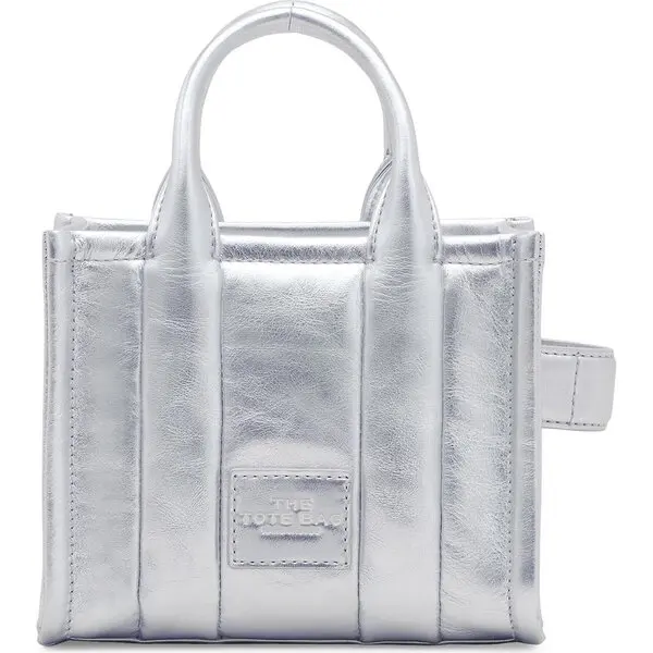 Marc Jacobs Metallic Leather Crossbody Tote