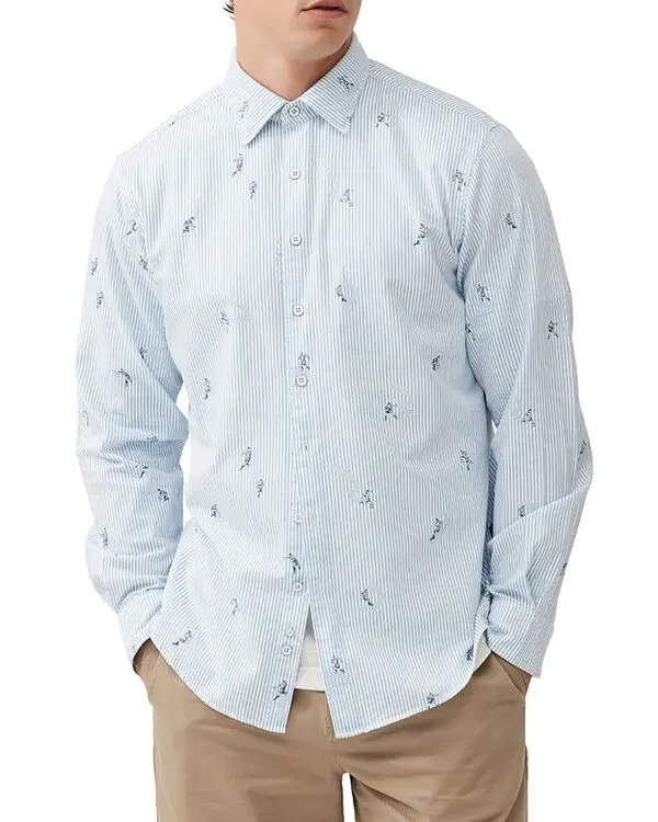Rodd & Gunn X Gilbert Churchill Park Cotton Twill Original Fit Button Down Shirt