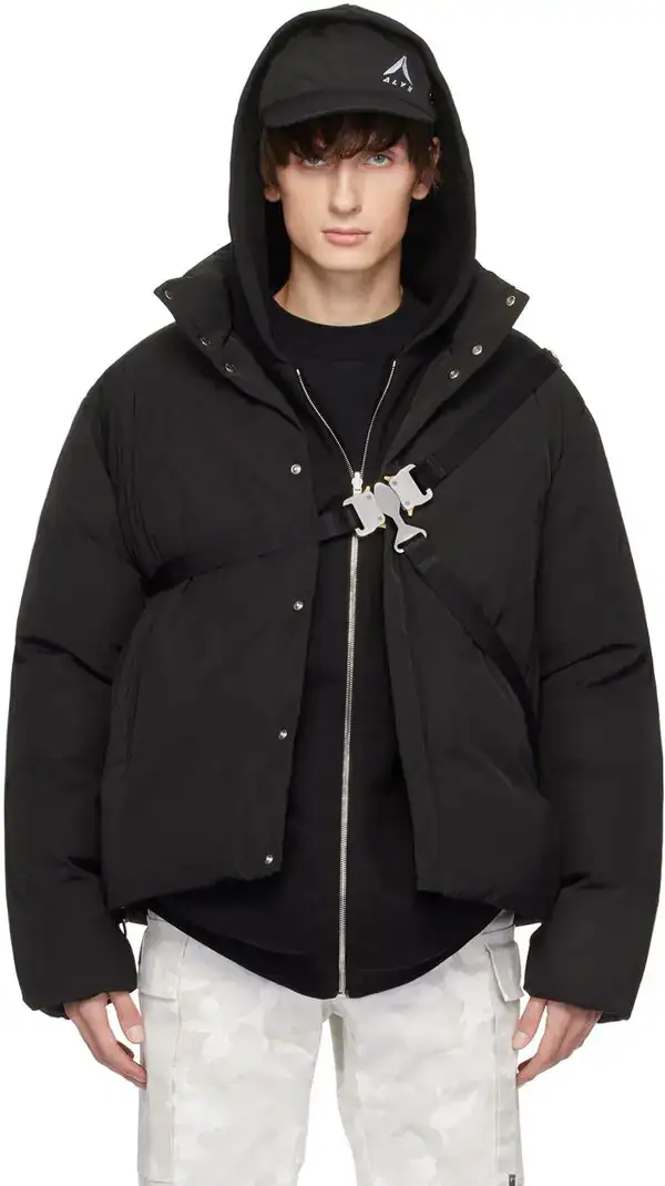 1017 Alyx 9sm Black Tricon Puffer Jacket In Blk0001 Black - 67 