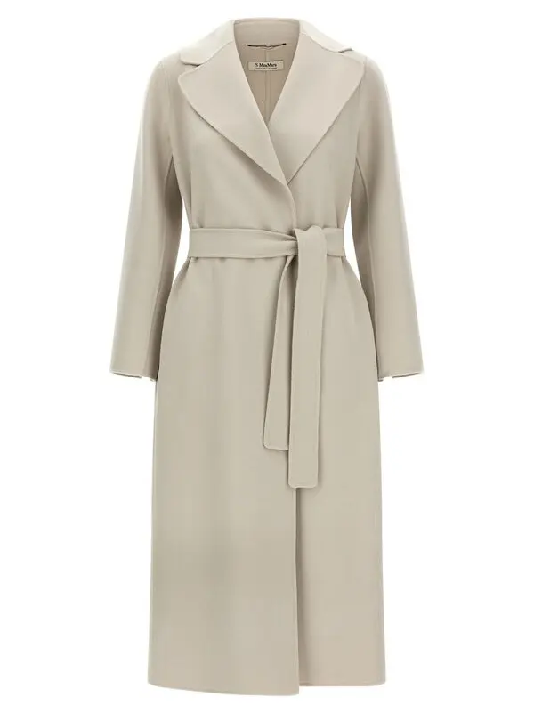 Max Mara Poldo Drap Coat - Gray