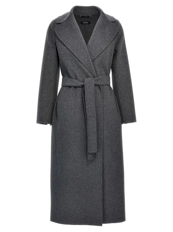 Max Mara Poldo Virgin Wool Coat - Gray
