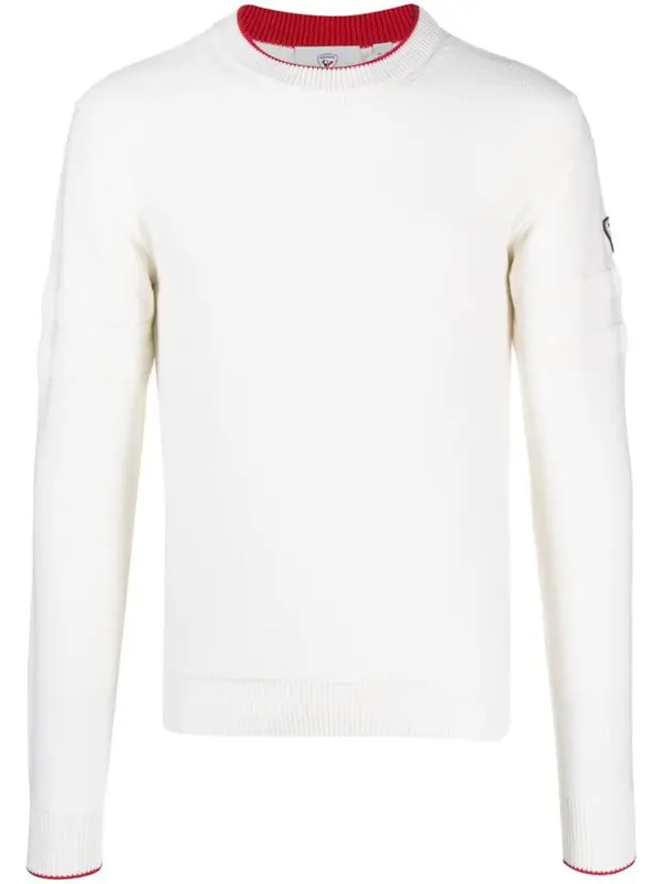 Rossignol Striped Sweater - White