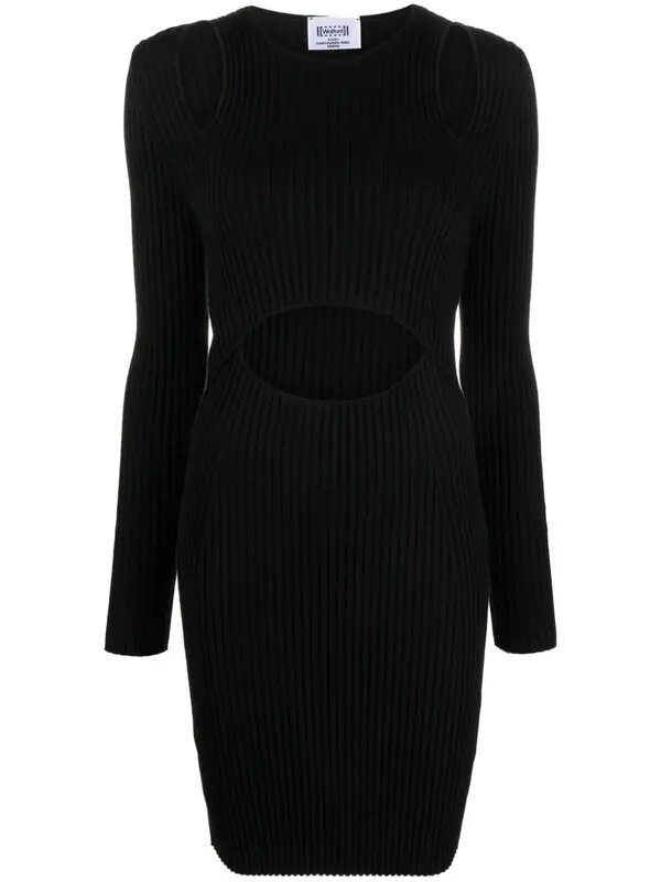 Wolford X Simkhai Ribbed-knit Minidress