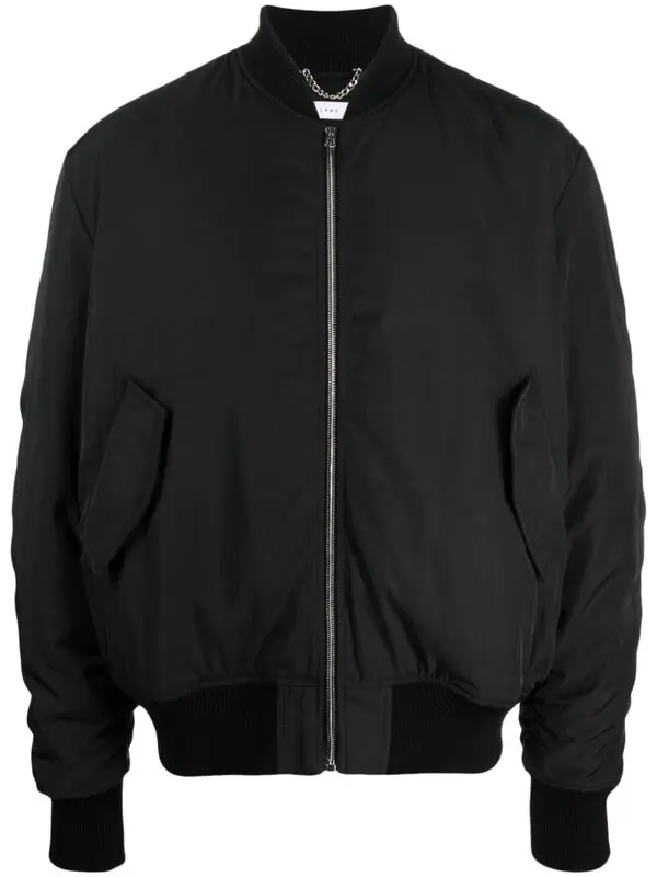 1989 STUDIO Cotton Bomber Jacket - Black