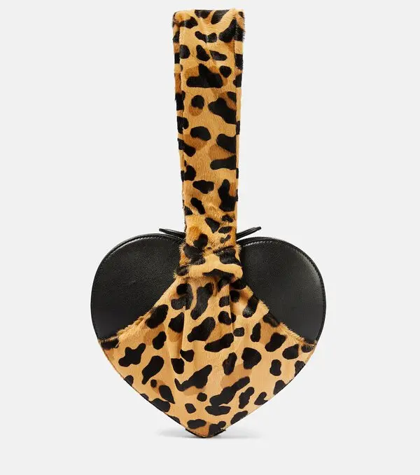 Alaïa Le Cache Cœur Clutch - Multicoloured