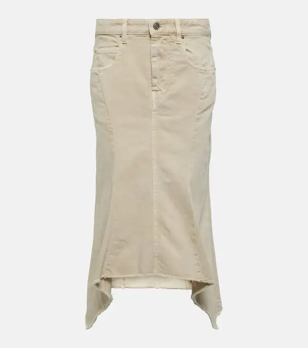 Isabel Marant Nyda Denim Midi Skirt
