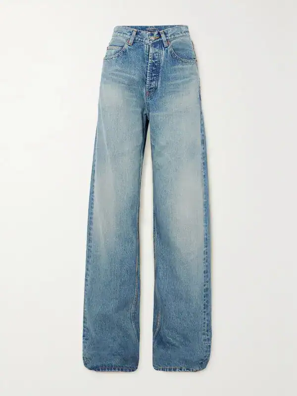 Saint Laurent High-Rise Jeans - Blue | Editorialist